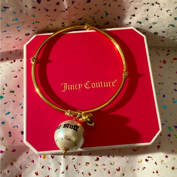 Juicy Couture | Jewelry | Nwot Y2k Juicy Couture Gold Bangle Bracelet ...